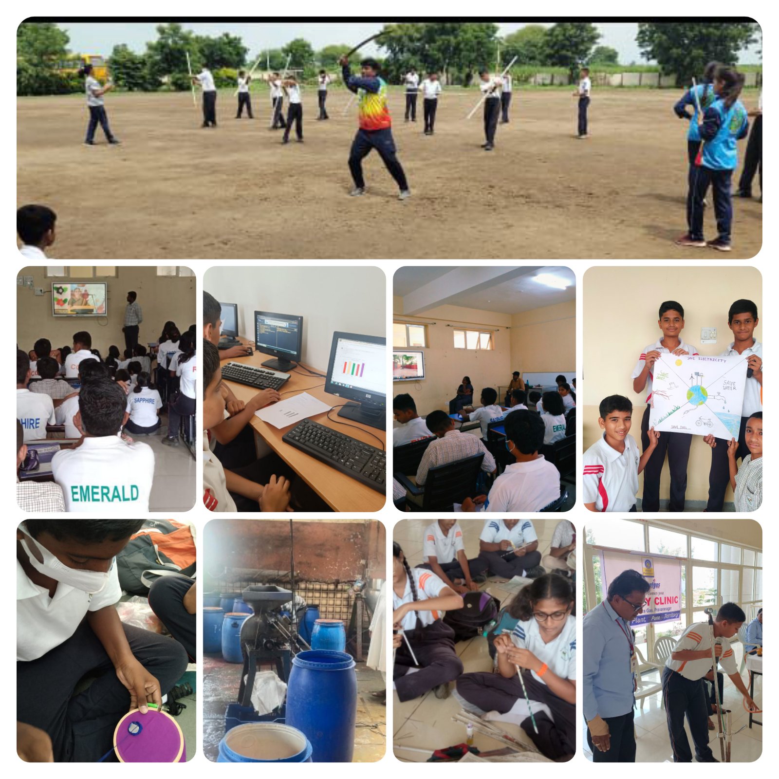 September Club Reports – Little Flower School, Loni